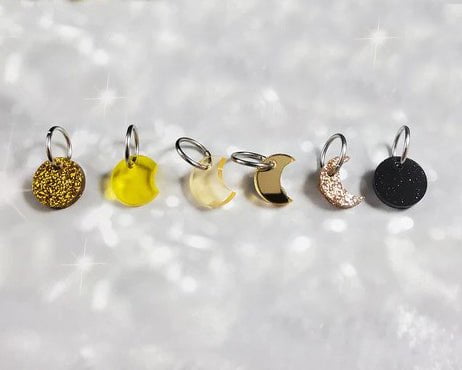 Total Eclipse Stitch Markers - Destination Yarn