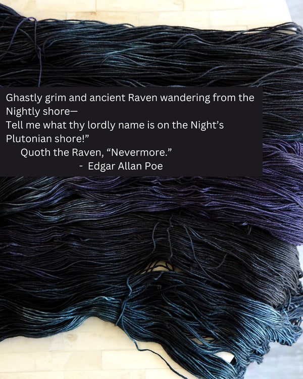 Sylvia Plath Hand dyed yarn, tortured poets yarn, indie yarn inspired ...