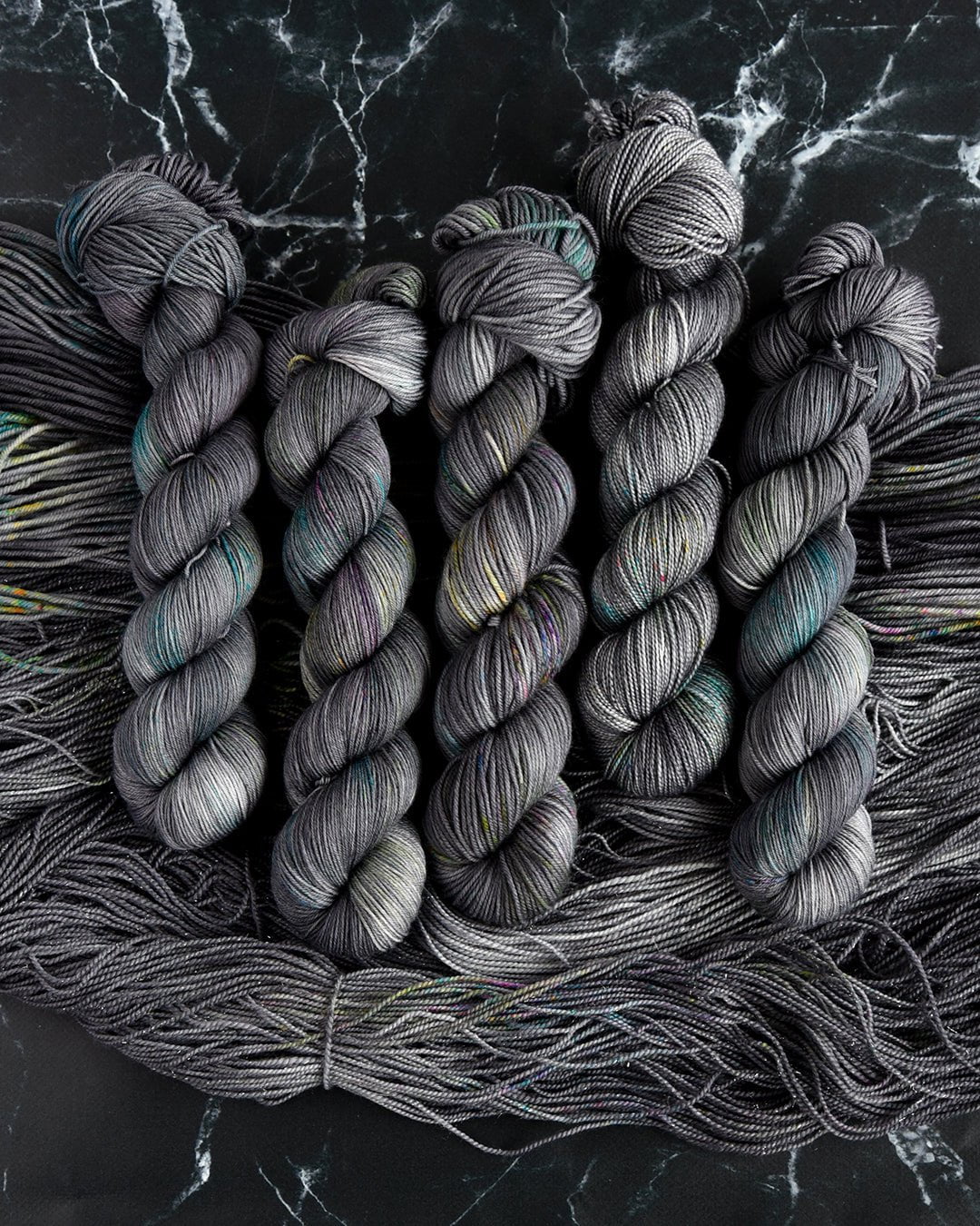 Electric green yarn, neon green yarn, neon yarn with speckles, green ...