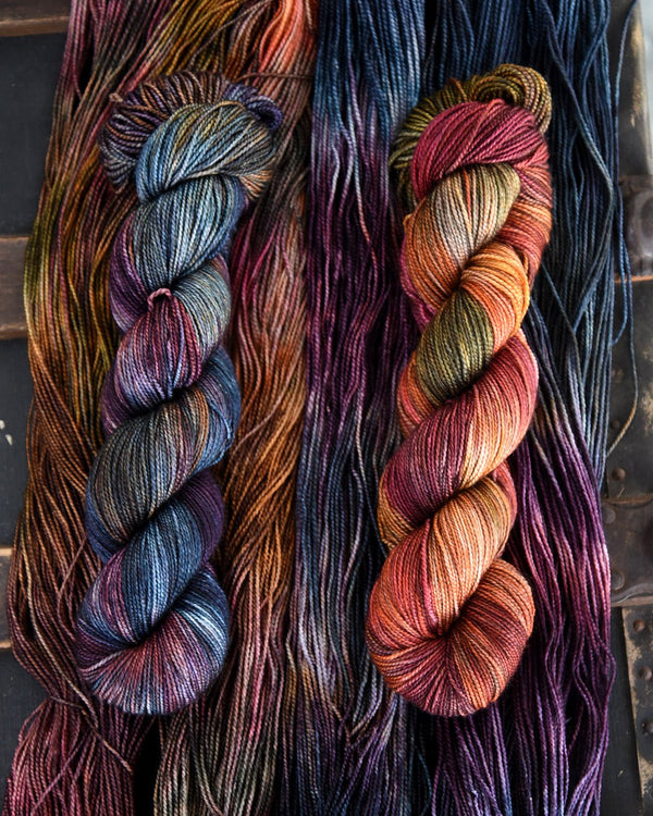Antelope Canyon hand dyed yarn - Destination Yarn