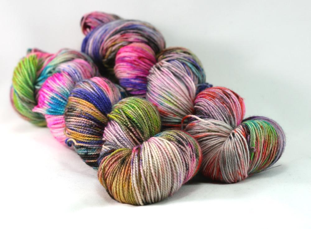 Color Run Yarn - Neon Speckled Yarn, Speckled Yarn, Yarn with Speckles ...