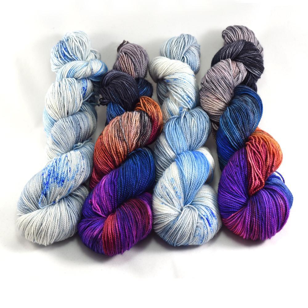 SPACESHIP EARTH Hand dyed yarn inspired by travel - Destination Yarn