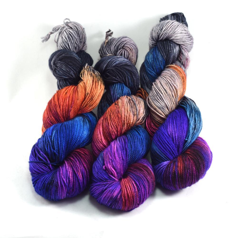SPACESHIP EARTH Hand dyed yarn inspired by travel - Destination Yarn