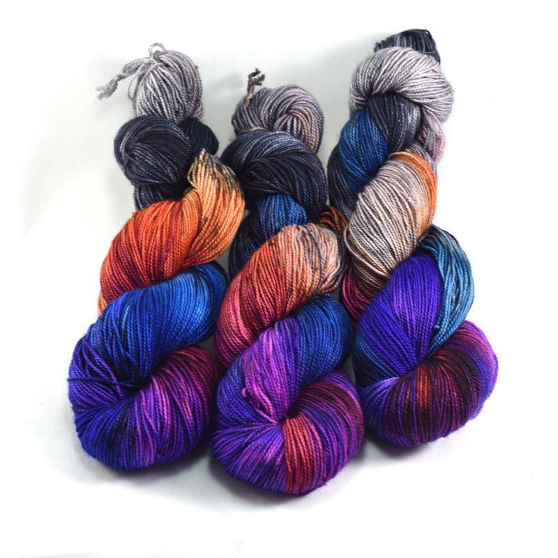 SPACESHIP EARTH Hand dyed yarn inspired by travel - Destination Yarn