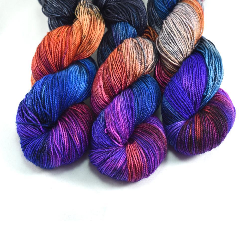 SPACESHIP EARTH Hand dyed yarn inspired by travel - Destination Yarn