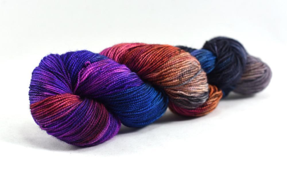 SPACESHIP EARTH Hand dyed yarn inspired by travel - Destination Yarn