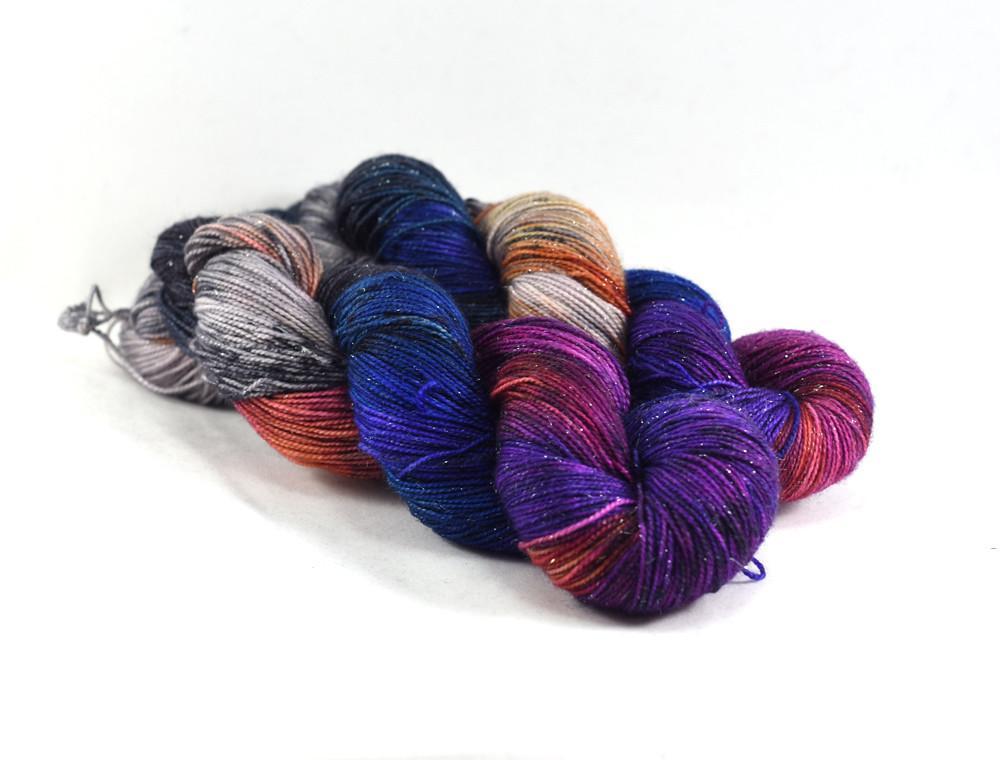 SPACESHIP EARTH Hand dyed yarn inspired by travel - Destination Yarn