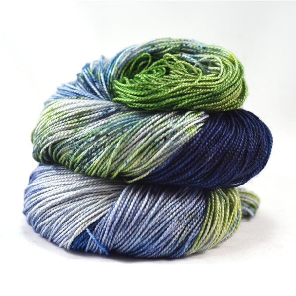 Speckled Hand Dyed Yarn in Sport Weight for Rose Cardigan, Indie Yarn ...